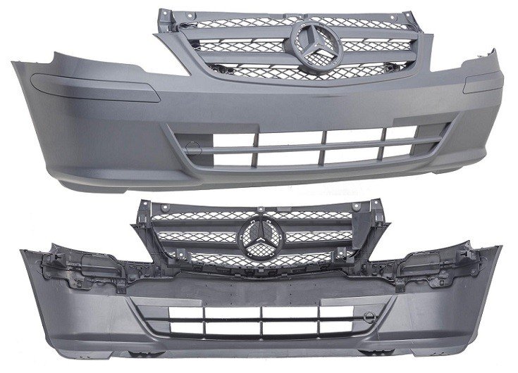 Acheter Pare-chocs avant noir [Vito] MERCEDES VITO-VIANO 6..